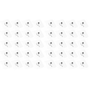 Cabilock 40pcs No Nail- Free Sticky Peg. Mount Trace Stickers Household cm Photo Screw Adhesive Self- Adhesive Kitchen Without Furniture Frame Picture Pegs Non- Transparent