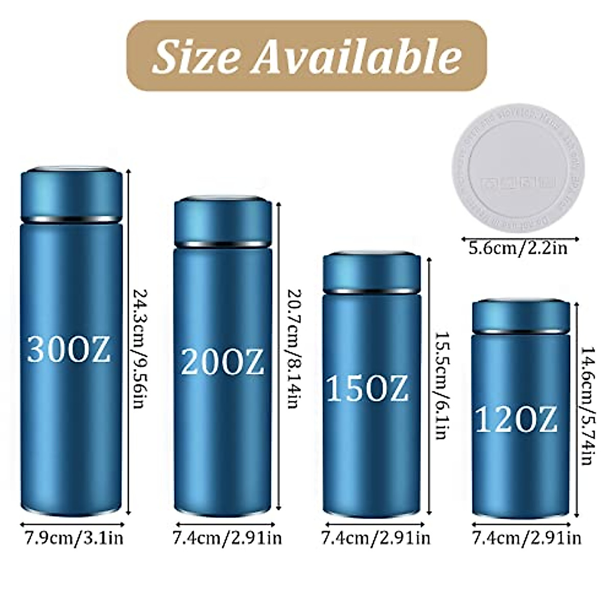 20 Pack Gray Rubber Bottoms for Sublimation Tumblers, Protective Non Slip Silicone Bumpers for Skinny Water Bottles 12oz/15oz/20oz/30oz