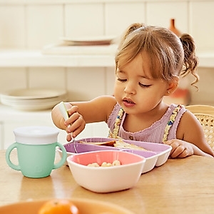 Munchkin® C’est Silicone!™ Training Sippy Cup with Lid for Babies and Toddlers, 6 oz, Mint/Green