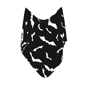 Halloween Bat Goth Baby Stuff Newborn Swaddle Blanket Soft & Cozy Gothic Receiving Baby Blankets Swaddle Wrap for Boys and Girls
