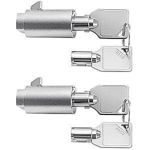 WOOCH Vending Machine Locks - Keyed Alike - Coke Machine Snack Machine Candy Machine Soda Machine Lock (2 Pack)