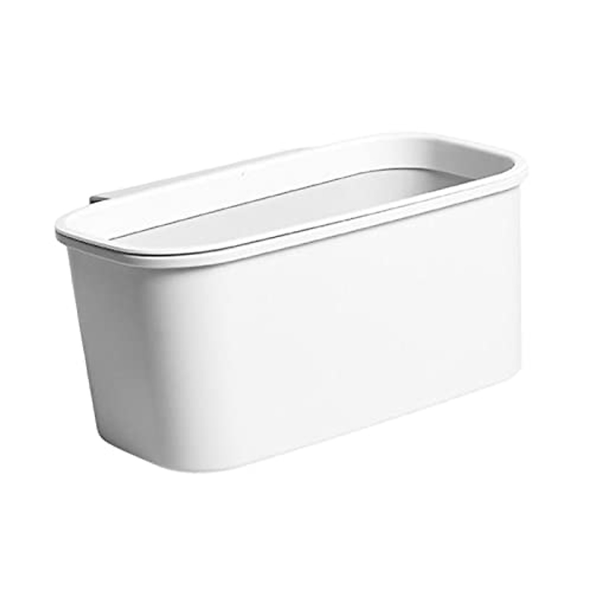 WeiLaiKeQi Under Sink Trash Can Household Cleaning Tools Hanging Garbage Container Trash Bin for Cabinet Door Bathroom Car Bedroom, Gray