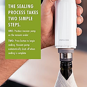 ZWILLING Fresh & Save 3-pc Vacuum Wine Sealer, Gift Set