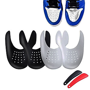 TooTwo 2 Pairs Shoe Crease Protectors for Jordan 1 and Air Force 1, Shoe Crease Guard Protector S (US Size 5''-8.5'')