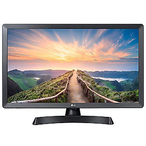 LG 24LM530S-PU 24 inch HD Smart TV with webOS 3.5 Bundle with 2X 6ft High Speed HDMI Cable Black and Stanley SurgePro 6 NT 750 Joule 6-Outlet Surge Adapter with Night Light