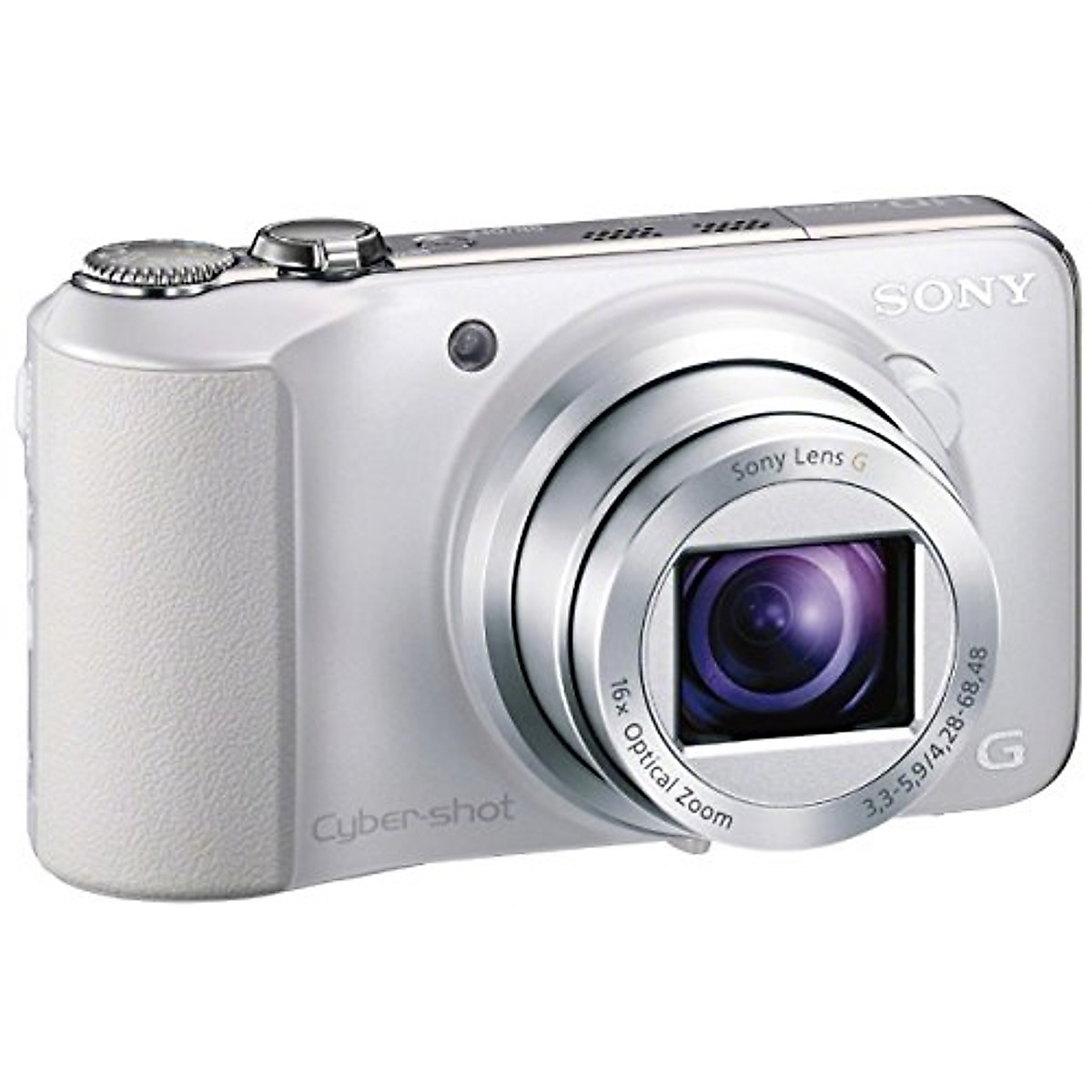 SONY Cyber-shot HX10V (18.2MP/x16 Optical zoom) White - International Version (No Warranty)