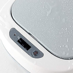 ALUKAP Small Garbage Can 7L Smart Trash Can Motion Sensor Auto Sealing LED Induction Cover Trash Bins IPX3 Waterproof