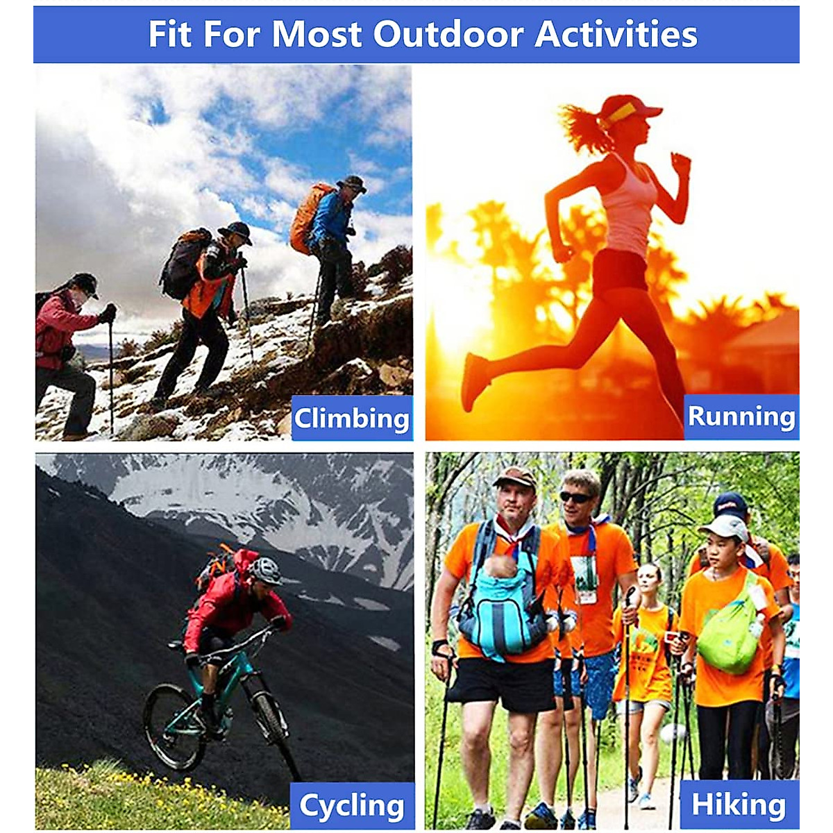 Balaclava Ski Mask Face Cover Full Head Mask Windproof Sun UV Protection Outdoor Sport Ski Scarf Cycle Cap Men Women, 2 PCS (Black + Green)