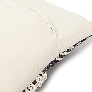 · REDEARTH · Boho Textured Throw Pillow -Cushion Covers Woven Tufted Decorative Farmhouse Cases Set for Couch, Sofa, Bed, Chair, Dining, Patio, Outdoor; 100% Cotton (18"x18") Pack of 2