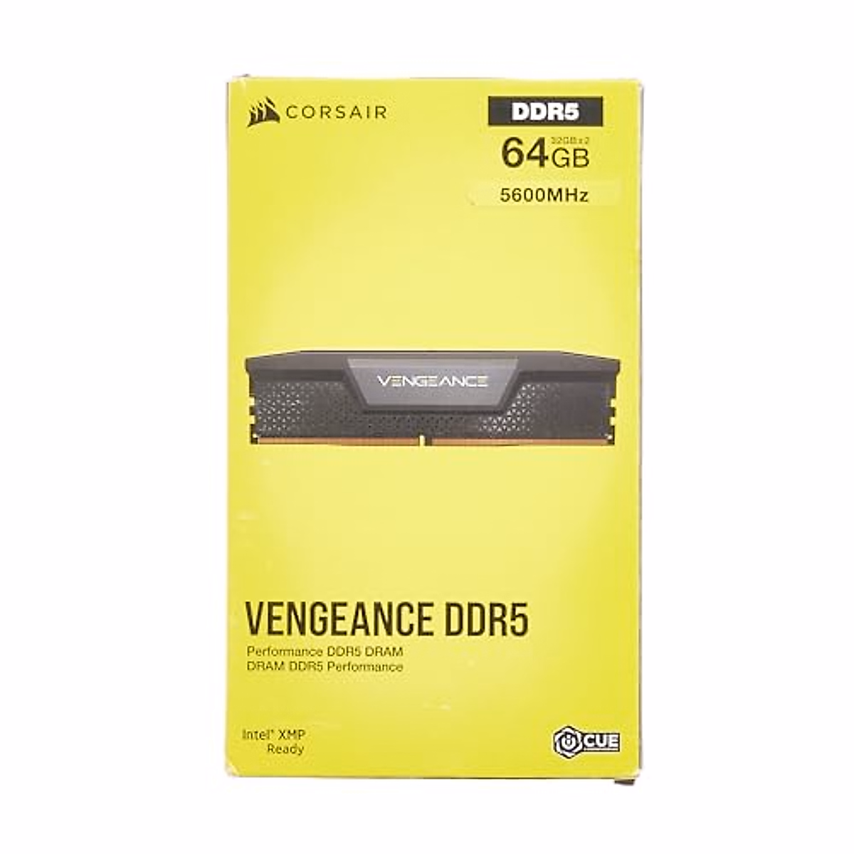 CORSAIR VENGEANCE DDR5 RAM 64GB (2x32GB) 5600MHz CL40-40-40-77 1.25V Intel XMP Desktop Computer Memory - Black (CMK64GX5M2B5600C40)