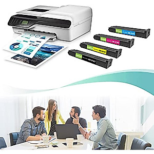 GREENBOX Compatible MX-51NT Toner Cartridge Replacement for Sharp MX-51NT MX-51NTBA MX-51NTCA MX-51NTMA MX-51NTYA for MX-4110N MX-4111N  MX-4140N MX-4141N MX-5110N MX-5111N MX-5140N MX-5141N (4 Pack)