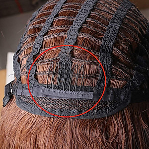 Wig Combs 60 Pcs Black Big Stainless Steel Wig Combs for Making Wigs Metal Wig Clips for Wig Caps Diy