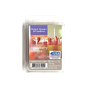 Better Homes and Gardens 2018 Limited Edition Summer Strawberry Mimosa Wax Cubes