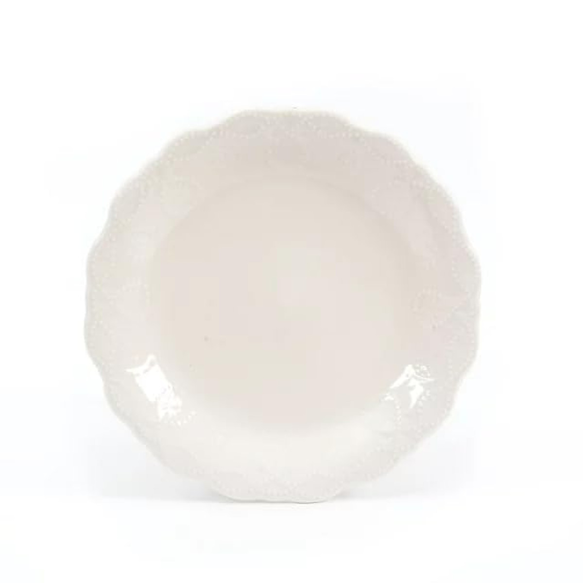 Cowgirl Lace 12-Piece Dinnerware Set, Linen