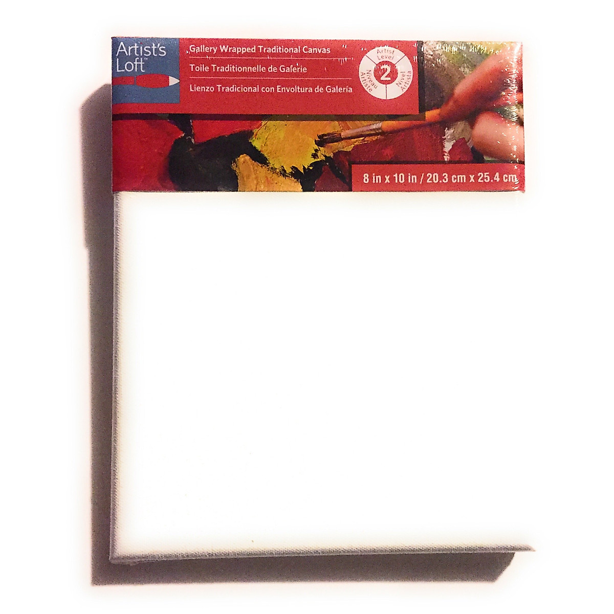 8" x 10" Level 2 Gallery Wrapped Traditional Canvas by Artist's Loft - Archival, Acid Free Cotton Canvas for Paint, Acrylic, & Oils - Bulk 12 Pack