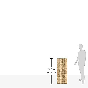 SAFAVIEH Natural Fiber Collection 2' x 4' Natural NF447A Handmade Chunky Textured Premium Jute 0.75-inch Thick Accent Rug