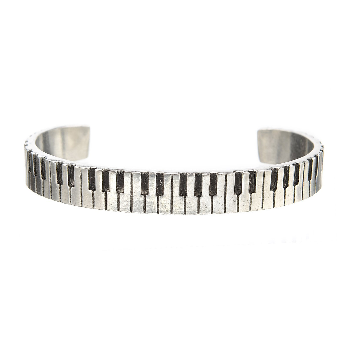 Quotable Cuffs Piano Cuff Inspirational Jewelry Bracelet - Great Piano Gift for Music Teachers, Musicians, and Music Students By Whitney Howard Designs