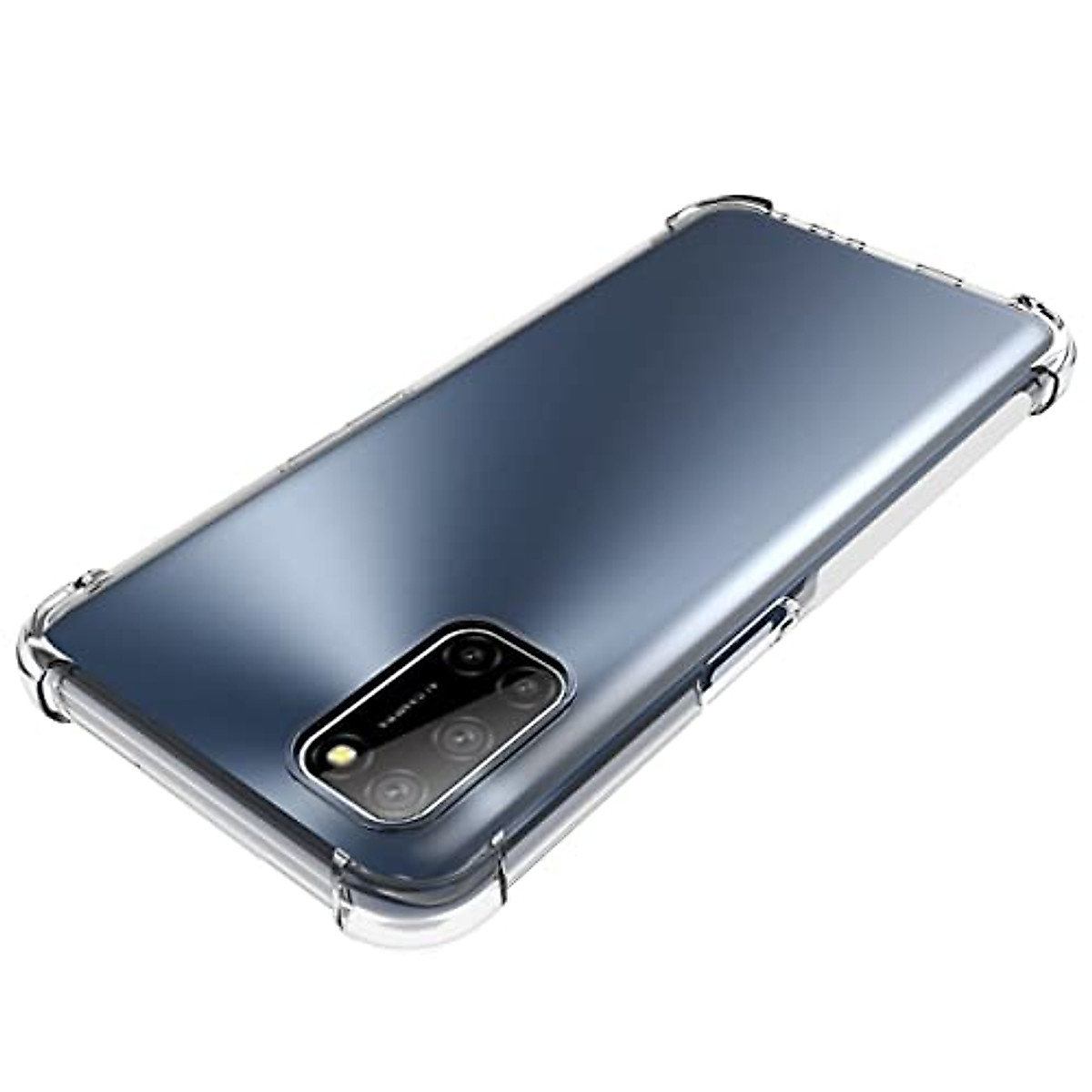 USTIYA Case for Oppo A72 Case/Oppo A92 Clear Crystal TPU Four Corners Protect Camera Protective Cover Transparent Soft Phone Case