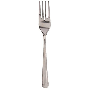 Winco 12-Piece Dominion Salad Fork Set, 18-0 Stainless Steel, Silver