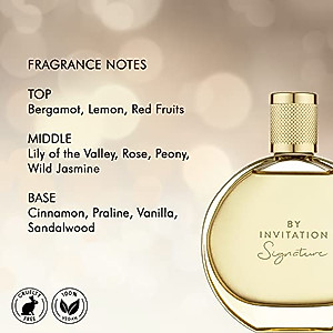 By Invitation Signature from Michael Bublé Fragrances, 3.4 Fl Oz | Women’s Perfume | Bergamot, Jasmine, Vanilla Perfume | Eau de Parfum | Gift for Women | Vegan & Cruelty Free