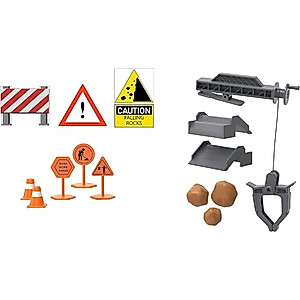 CAT Construction Toys, Store N Go Construction Playset with Travel Case, Ages 3+, 2 Little Machines Vehicles & Assortment of Construction Site Accessories, Quality, Durable & Realistic