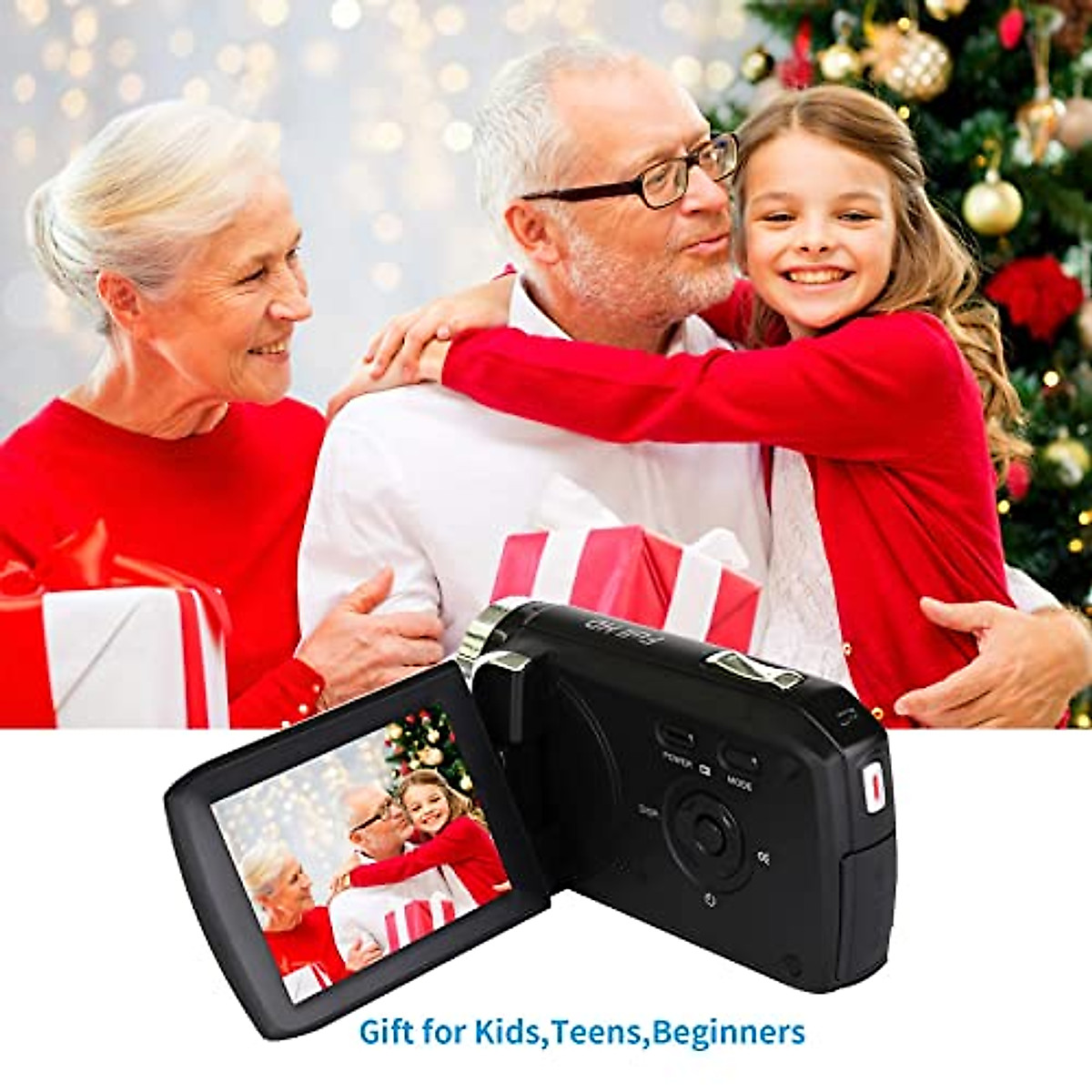 Heegomn Video Camera Camcorder 2.7K 36MP Video Recorder Camera Vlogging Camera for YouTube TikTok Digital Camera Recorder Kids Camcorder with 2.8" LCD Screen,8X Digital Zoom for Teens Beginners