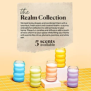 Paddywax Candles Realm Candle, 12 Ounces, Purple, Wisteria