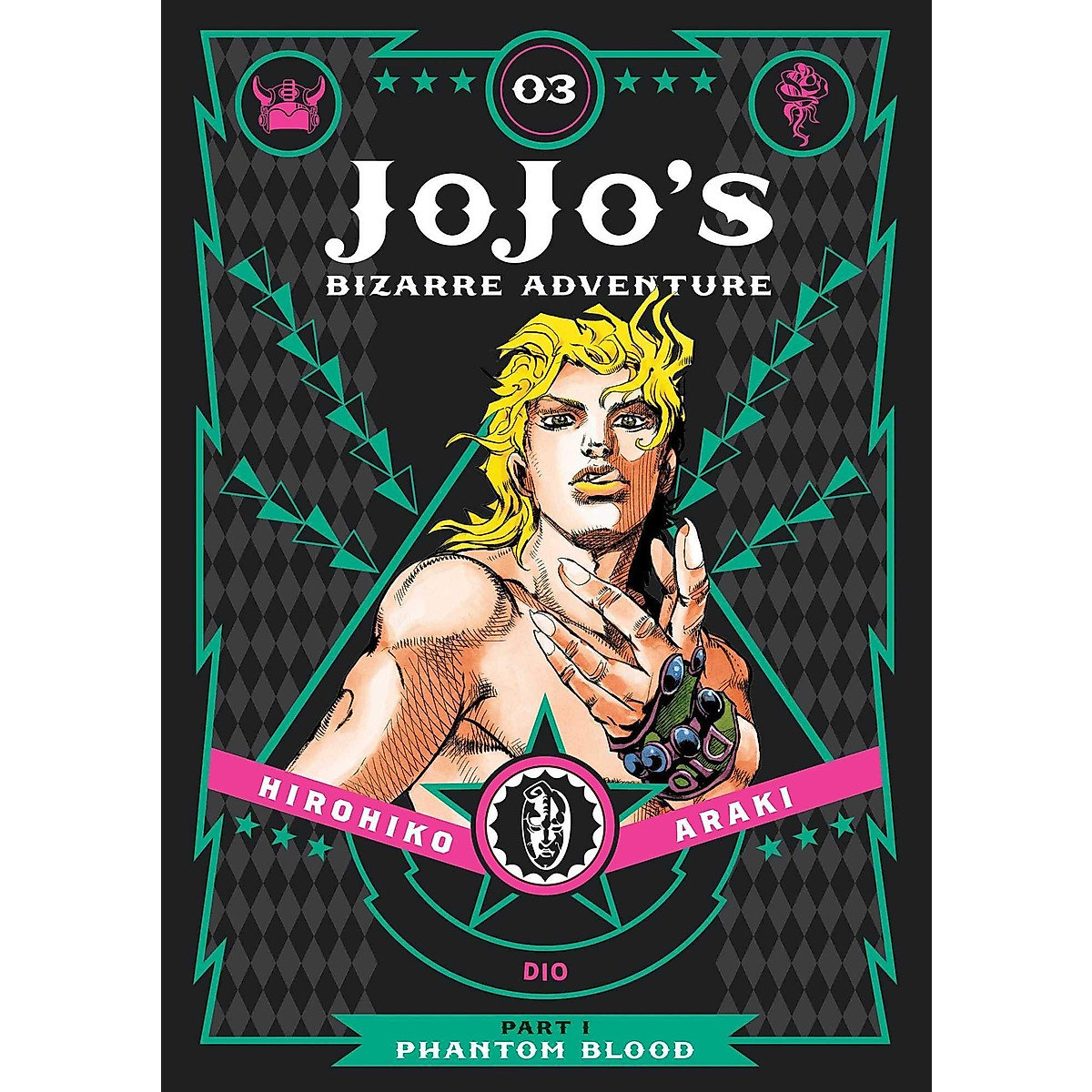 Jojos Bizarre Adventure Part 1: Phantom Blood Vol 1-3 Books Collection Set
