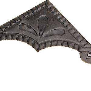 BQLZR Decorative Box Corner Cover Bronze Desk Edge Cover 56x12.5mm Pack of 20