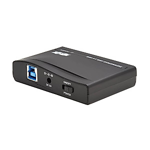 Tripp Lite 4-Port USB-A Mini Hub - USB 3.2 Gen 1, Up to 5 Gigabits per Second, Plug-and-Play No Software Needed, International Plug Adapters for UK, EU, & Australia - 1-Year Warranty (U360-004-R-INT)