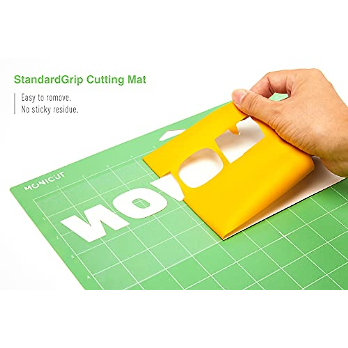Monicut 12x24 Standardgrip Cutting Mat for Cricut Maker 3/Maker/Explore 3/Air 2/Air/One, 3 Pcs Non-Slip Flexible Cutting Mats for Crafts, Quilting, Sewing and all Arts