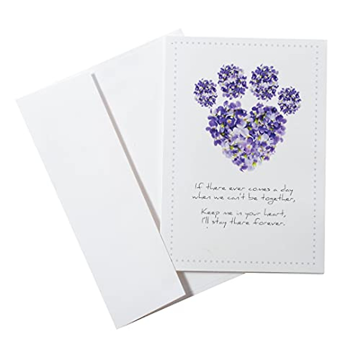 Dog Speak If There Ever Comes A Day... Sympathy and Memorial Card