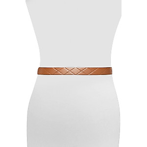 Frye Women's 32MM Leather Belt, Tan Emboss, Small