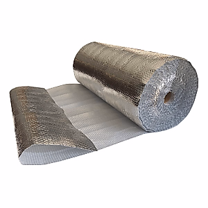 Uboxes, Thermoflex Insulated Bubble Roll, 125-Feet Wrap (48-INCHES), Silver