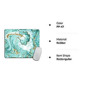 Marble Mousepad, Glitter Mousepad, Desk Decor, Office Accessories, Modern Mouse Pad, Personalized Mouse Pad, Rectangle Mousepad, Cubicle Decor