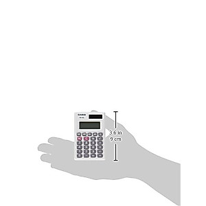 Casio HS-4G Handheld Solar Calculator, Small