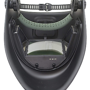 TGR Panoramic 180 View Solar Powered Auto Darkening Welding Helmet - True Color (MATTE CARBON FIBER)