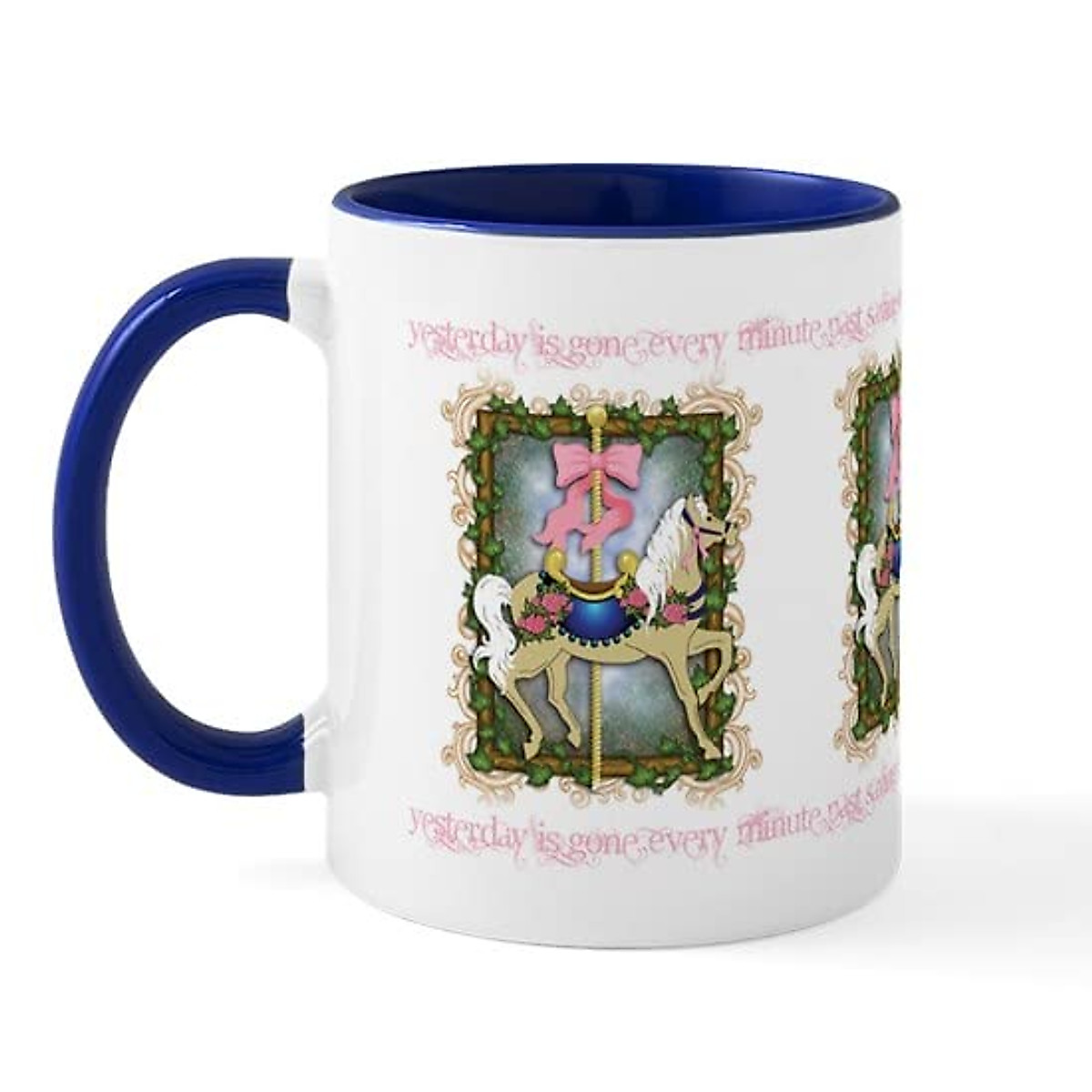 CafePress Flower Carousel Mug Ceramic Coffee Mug, Tea Cup 11 oz