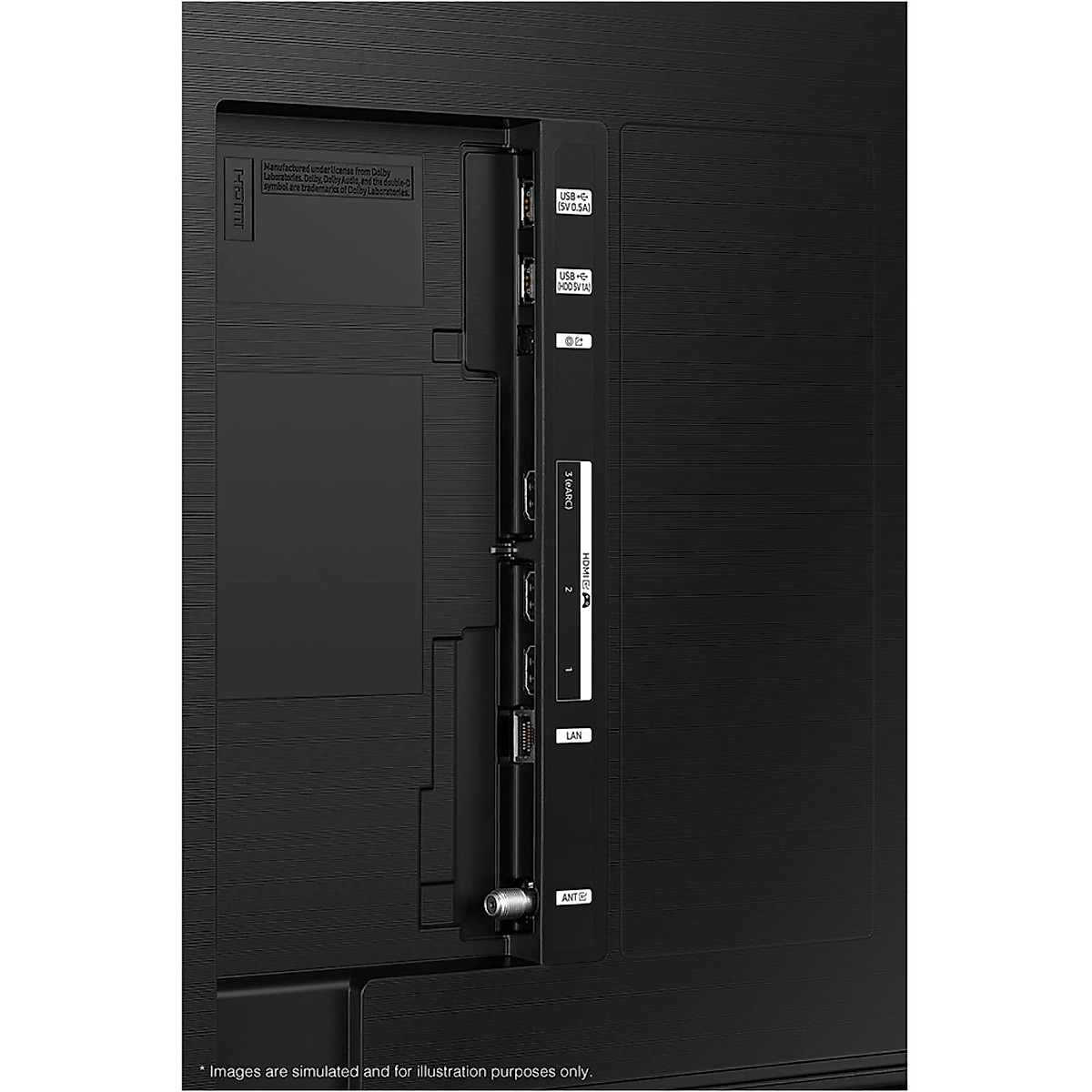 SAMSUNG 43-Inch Class Crystal UHD 4K CU8000 Series PurColor, Object Tracking Sound Lite, Q-Symphony, Motion Xcelerator, Ultra Slim, Solar Remote, Smart TV with Alexa Built-in (UN43CU8000, 2023 Model)