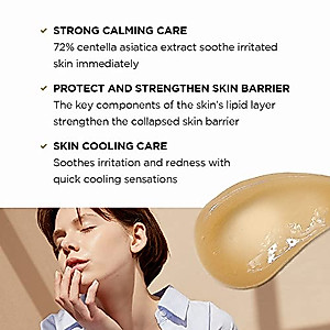 SKIN1004 Madagascar Centella Soothing Cream 2.53 fl.oz (75ml) | Quadruple Ceramide Complex | Strengthens Skin Barrier | Smooths Skin