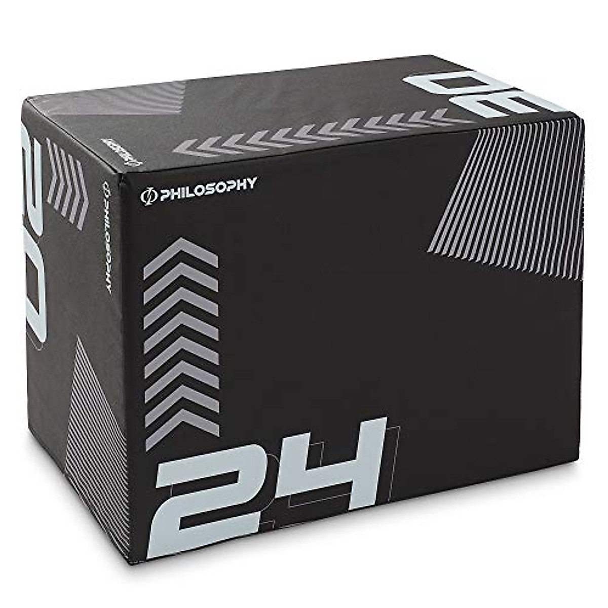 Philosophy Gym 3 in 1 Soft Foam Plyometric Box - 20" x 24" x 30" Jumping Plyo Box for Training and Conditioning