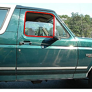 Window Sweep & Run Channel Weatherstrip Seal Set Compatible with 1980-1986 Ford Bronco 1980-1983 F-100 F-150 F-250 F-350