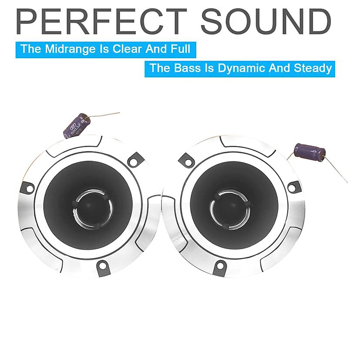 huananhe 4-inch Tweeters for Car Audio600 watt high Compressed Titanium Bullet Super Tweeter Unit Factory Direct Wholesale Price