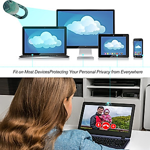 MILISTEN 6Pcs Lens Privacy Cover Smartphone Camera Slide Webcam Slider Cover Tablet Protector Anti- Peeping Covers Phone cam Cover Front Camera Protective Covers Pattern abs Camera Cover b1