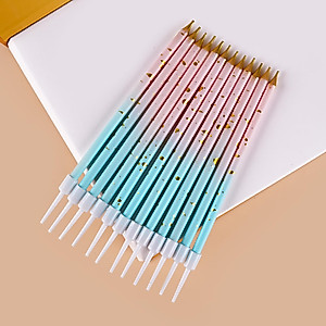 CAKE CODE Pink Blue Gold Long Thin Birthday Candles, Cake Candles, Birthday Parties, Wedding Decorations, Party Candles