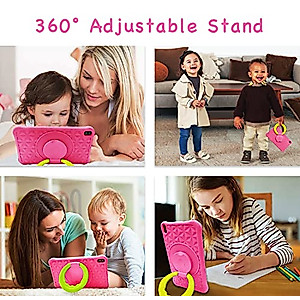 ARKNIKKO Kids Tablet,Tablet for Kids 7” HD - WiFi Dual Camera 32GB ROM Android 10, IPS HD Touch Screen, KIDOZ Pre-Installed, Parental Control Mode, 360°Adjustable Bracket, Kid-Proof Case