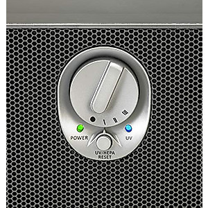 Germ Guardian AC4900CA 22” 3-in-1 True HEPA Filter Air Purifier for Home, Full Room, UV-C Light Kills Germs, Filters Allergies, Smoke, Dust, Pet Dander, & Odors, 3-Yr Wty, GermGuardian, Black