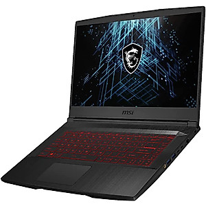 MSI 2022 GF65 15.6" FHD 144Hz Laptop Computer, 10th Gen Intel Core i5-10500H, 32GB RAM, 1TB PCIe SSD, Backlit Keyboard, NVIDIA GeForce RTX 3060 Graphics, Windows 10, Black, 32GB SnowBell USB Card