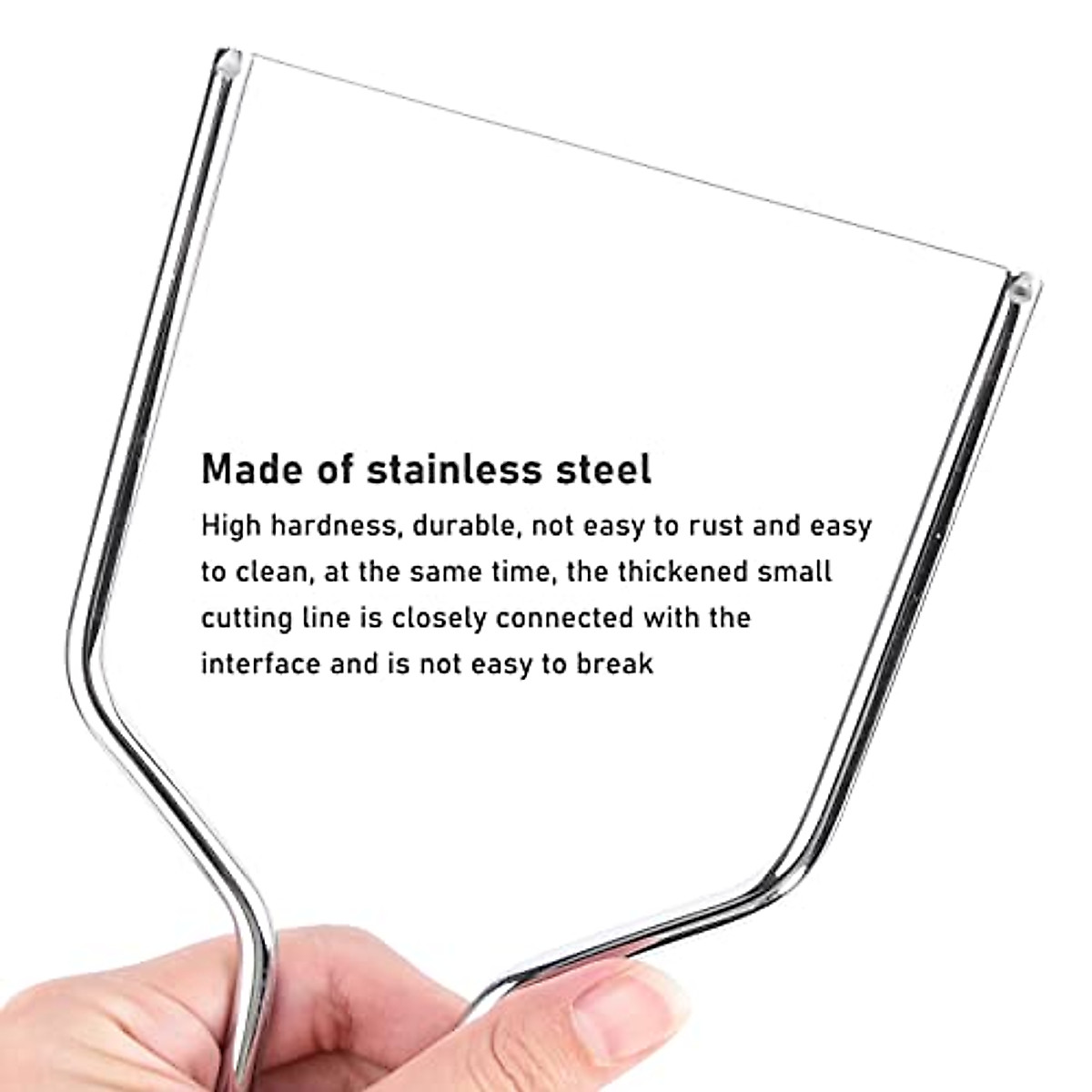 WXJ13 3 Pcs Cheese Cutter Butter Slicer Divider Stainless Steel Cheese Slicer With Cord Kitchen Slicing Knife for Bread Cake Cheese Butter Cutting