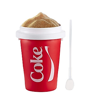 ChillFactor Coca Cola slushy Maker - Reusable slushy Maker Cup, Homemade slushies. Squeeze Cup slushy Maker Kitchen Toys